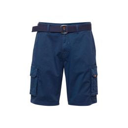 11 Project Herren Cargoshorts "Cargoshorts PRFribo", blau, Gr. M, Obermaterial: 97% Baumwolle CO. 3% Elasthan EL., Hosen