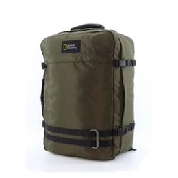 Damen Cityrucksack "Hybrid", National Geographic, gr&uuml;n, Kunstfaser, Rucks&auml;cke, mit verstaubaren Tr&auml;gern