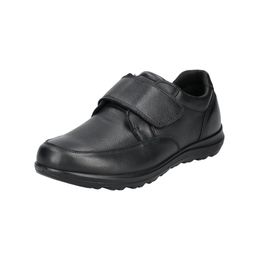 IMac Herren Klettschuh "IMac Halbschuhe Nappaleder", Gr. 45, schwarz, Nappaleder, Schuhe