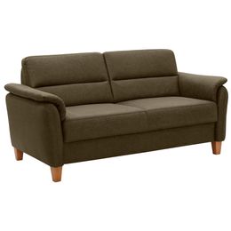 2,5-Sitzer Home Affaire, B:179cm H:89cm T:89cm, gr&uuml;n, 100% Polyester;Struktur (100% Polyester);Luxus-Microfaser in Lederoptik (100% Polyester),