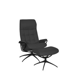 Relaxsessel stressless, B:80cm H:116cm T:71cm, schwarz, Leder BATICK: durchgef&auml;rbtes und genarbtes M&ouml;belleder;Leder PALOMA: durchgef&auml;rbtes