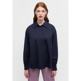 Eterna Damen Hemdbluse "OVERSIZE FIT"navy, Gr. 46, 79% cotton, 3% Elasthan, 18% Polyamid, Blusen