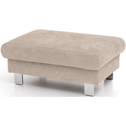 Hocker COTTA, B:100cm H:45cm T:65cm, beige, Microfaser PRIMABELLE (100% Polyester);Kunstleder SOFTLUX;Feinstruktur (100% Polyester);Kunstleder