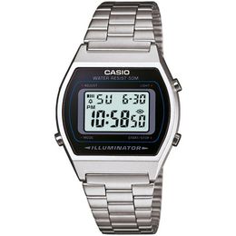 CASIO VINTAGE Damen Chronograph, silber, Armbanduhren, Quarzuhr, Armbanduhr, Damenuhr, Herrenuhr,Digitaluhr, Edelstahlarmband