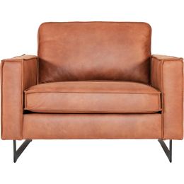 Loveseat Home Affaire, B:105cm H:85cm T:97cm, braun, Kunstleder (65% Polyester, 35% Lederfasern);Cord (92% Polyester, 8% Polyamide), Sessel, "Pinto