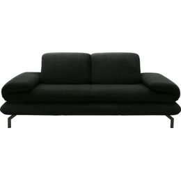 2-Sitzer, B:224cm H:83cm T:98cm, grün, LOOKS by Wolfgang Joop, 100% Polyester, Sofas, "LOOKS by Wolfgang Joop 2-Sitzer-Sofa >>LOOKS XIII<<",