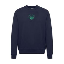 Casual Friday Herren Longpullover "Sweatshirt CFSage", blau, Gr. M, Obermaterial: 100% Baumwolle CO., Sweatshirts