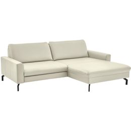 Ecksofa DIE PLANBAR, B:248cm H:89cm T:179cm, wei&szlig;, Wohnzimmer, Sofas, "PN-EM20028 L-Form ohne Kopfst&uuml;tzen", wahlweise mit motorischem Canape