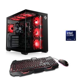 CSL PC "Vitrum Advanced V24532", Microsoft Windows 11 Home (64 Bit), 16 GB RAM 500 GB SSD, schwarz, Desktop-PCs
