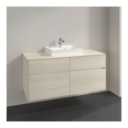 Villeroy & Boch Villeroy und Boch Collaro Waschtischunterschrank C070B0AA 120x54,8x50cm, Waschtisch mittig, LED-Beleuchtung 8,8 W, white oak
