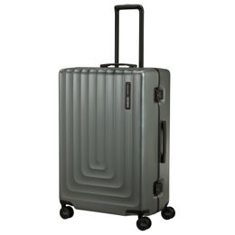 Samsonite Hartschalen-Trolley "FOCUS, verschiedene Gr&ouml;&szlig;en und Farben", grau, Polycarbonat, Koffer, mit festen Trennw&auml;nden und Rei&szlig;verschlusstaschen