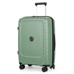 Damen Hartschalen-Trolley "Kotti, verschiedene Farben und Gr&ouml;&szlig;en", Hauptstadtkoffer, gr&uuml;n, Kunststoff, Koffer, Hartschalen Koffer Reisegep&auml;ck mit
