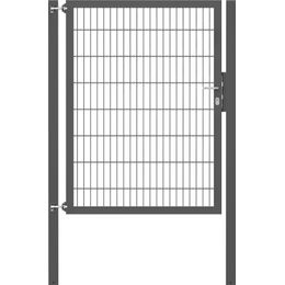 Alberts Zauneinzelt&uuml;r "Flexo Plus", B/H: 125cm x 160cm, grau, Tore, anthrazit, verschiedene Abmessungen