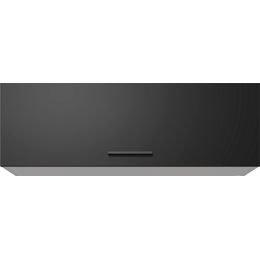 Kurzh&auml;ngeschrank Flex-Well, B:100cm H:32cm T:32cm, schwarz, Holzwerkstoff, Schr&auml;nke, "Capri", (B x H x T) 100 x 32 x 32 cm, mit Klappen&ouml;ffnung