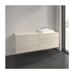 Villeroy & Boch Villeroy und Boch Collaro Waschtischunterschrank C07900AA 160x54,8x50cm, Waschtisch rechts, white oak