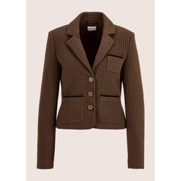 Madeleine Mode MADELEINE Damen Jackenblazer "Blazer Blazer"braun, Gr. 48, Obermaterial: 70% Polyester PES. 28% Viskose CV. 2% Elasthan EL., Blazer