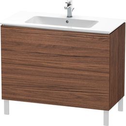 Duravit L-Cube Waschtisch-Unterschrank LC662702121 102 x 48,1 cm, nussbaum dunkel, 2 Ausz&uuml;ge, stehend