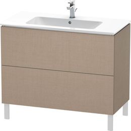 Duravit L-Cube Waschtisch-Unterschrank LC662707575 102 x 48,1 cm, leinen, 2 Ausz&uuml;ge, stehend