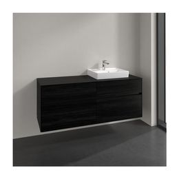 Villeroy & Boch Villeroy und Boch Collaro Waschtischunterschrank C07500AB 140x54,8x50cm, Waschtisch rechts, black oak