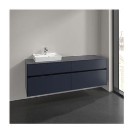 Villeroy & Boch Villeroy und Boch Collaro Waschtischunterschrank C07800VQ 160x54,8x50cm, Waschtisch links, marine blue