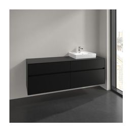 Villeroy & Boch Villeroy und Boch Collaro Waschtischunterschrank C07900VL 160x54,8x50cm, Waschtisch rechts, volcano black