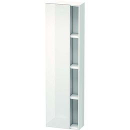 Duravit DuraStyle Hochschrank DS1248L2222 50x24x180cm, T&uuml;r links, wei&szlig; hochglanz