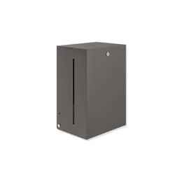HEWI System 900 Papierrollenspender 900.06.01060SC Edelstahl pulverbeschichtet dunkelgrau perlglimmer tiefmatt, elektronisch