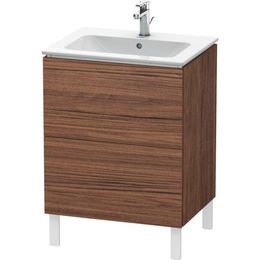 Duravit L-Cube Waschtisch-Unterschrank LC662502121 62 x 48,1 cm, nussbaum dunkel, 2 Ausz&uuml;ge, stehend