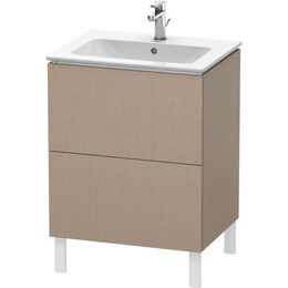 Duravit L-Cube Waschtisch-Unterschrank LC662507575 62 x 48,1 cm, leinen, 2 Ausz&uuml;ge, stehend