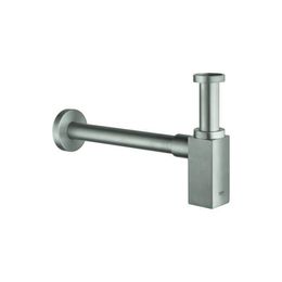 Grohe Geruchsverschluss 40564DC0 1 1/4", eckig, Messing, supersteel