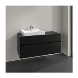 Villeroy & Boch Villeroy und Boch Collaro Waschtischunterschrank C08200VL 120x54,8x50cm, Waschtisch links, volcano black