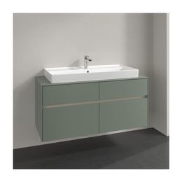 Villeroy & Boch Villeroy und Boch Collaro Waschtischunterschrank C09200AF 140x54,8x50cm, Waschtisch mittig, soft green