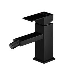 Steinberg Serie 160 Bidetarmatur 1601300S Ausladung 140mm, mit Ablaufgarnitur 1 1/4", Matt Black