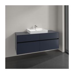 Villeroy & Boch Villeroy und Boch Collaro Waschtischunterschrank C08700VQ 120x54,8x50cm, Waschtisch mittig, marine blue