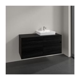 Villeroy & Boch Villeroy und Boch Collaro Waschtischunterschrank C07200AB 120x54,8x50cm, Waschtisch rechts, black oak