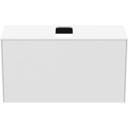 Ideal Standard Conca Waschtisch-Unterschrank T3936Y1 mit Ausschnitt, 1 Auszug, 100x37x55 cm, mittig, Wei&szlig; matt lackiert