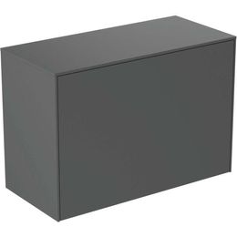 Ideal Standard Conca Waschtisch-Unterschrank T4318Y2 ohne Ausschnitt, 1 Auszug, 80 x 37 x 55 cm, Anthrazit matt lackiert