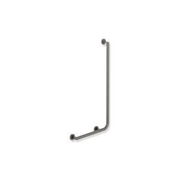 HEWI System 900 Winkelgriff 900.22.10860SC pulverbeschichtet, dunkelgrau tiefmatt, 1000 x 500 mm, Ausf&uuml;hrung links