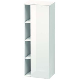 Duravit DuraStyle Hochschrank DS1239R2222 50x36x140cm, T&uuml;r rechts, wei&szlig; hochglanz
