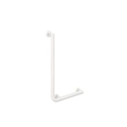 HEWI System 900 Winkelgriff 900.22.10260DX pulverbeschichtet, wei&szlig; tiefmatt, 750 x 500 mm, Ausf&uuml;hrung rechts