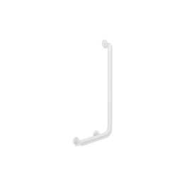 HEWI System 900 Winkelgriff 900.22.10760DX pulverbeschichtet, wei&szlig; tiefmatt, 900 x 400 mm, Ausf&uuml;hrung links