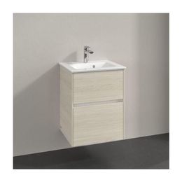 Villeroy & Boch Villeroy und Boch Collaro Waschtischunterschrank C14100AA 47,2x61x40,4cm, Waschbecken mittig, white oak
