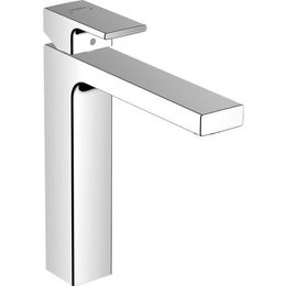Hansgrohe Vernis Shape Waschtischarmatur 71590000 mit Metall Zugstangen-Ablaufgarnitur, chrom