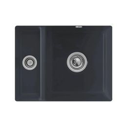 Villeroy & Boch Villeroy und Boch Unterbausp&uuml;le 675802i4 mit Ablaufgarnitur und Excenterbet&auml;tigung, Graphit