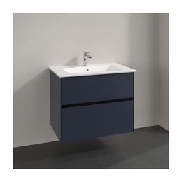 Villeroy & Boch Villeroy und Boch Collaro Waschtischunterschrank C14400VQ 76,1x61x48cm, Waschbecken mittig, marine blue