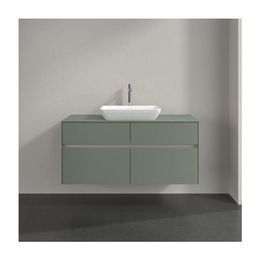 Villeroy & Boch Villeroy und Boch Collaro Waschtischunterschrank C11200AF 120x54,8x50cm, Waschtisch mittig, soft green