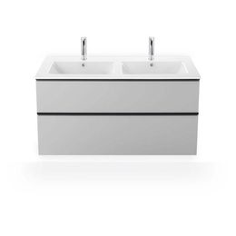 Duravit ME by Starck Doppelwaschtisch 2336130000 130 x 49 cm, weiss, mit Hahnloch und &Uuml;berlauf