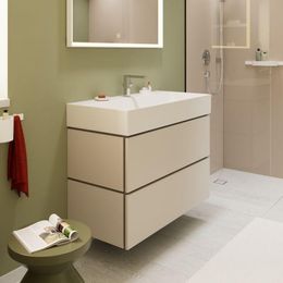 Hansgrohe Xilesa E Waschtischunterschrank 54297780 980x470mm, 2 Schubk&auml;sten PushOpen, sandbeige matt
