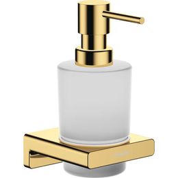 Hansgrohe AddStoris Seifenspender 41745990 Wandmontage, Glaseinsatz, Metall, polished gold optic