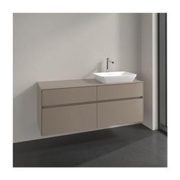 Villeroy & Boch Villeroy und Boch Collaro Waschtischunterschrank C11800VM 140x54,8x50cm, Waschtisch rechts, taupe